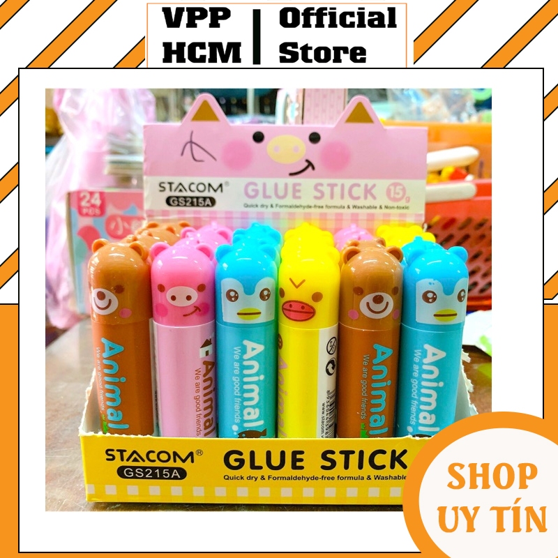 1 Lọ Hồ Dán Khô 15g Stacom Animal GS215A | Shopee Việt Nam