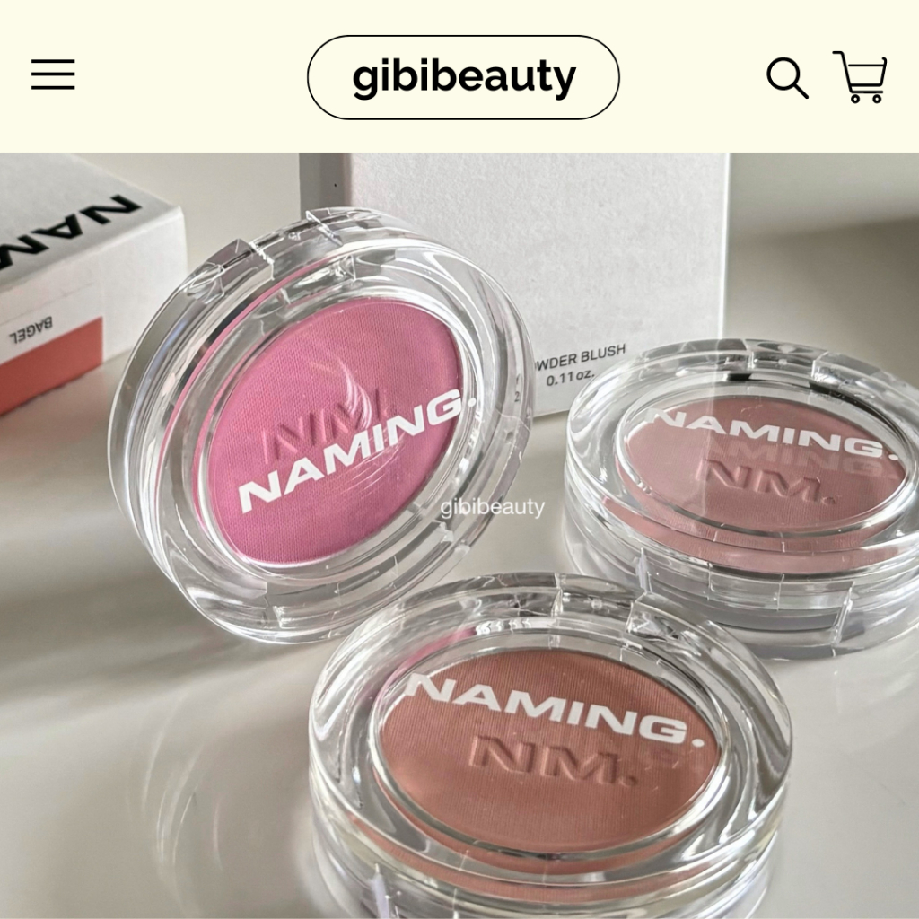 Má hồng NAMING Fluffy Powder Blush | Shopee Việt Nam