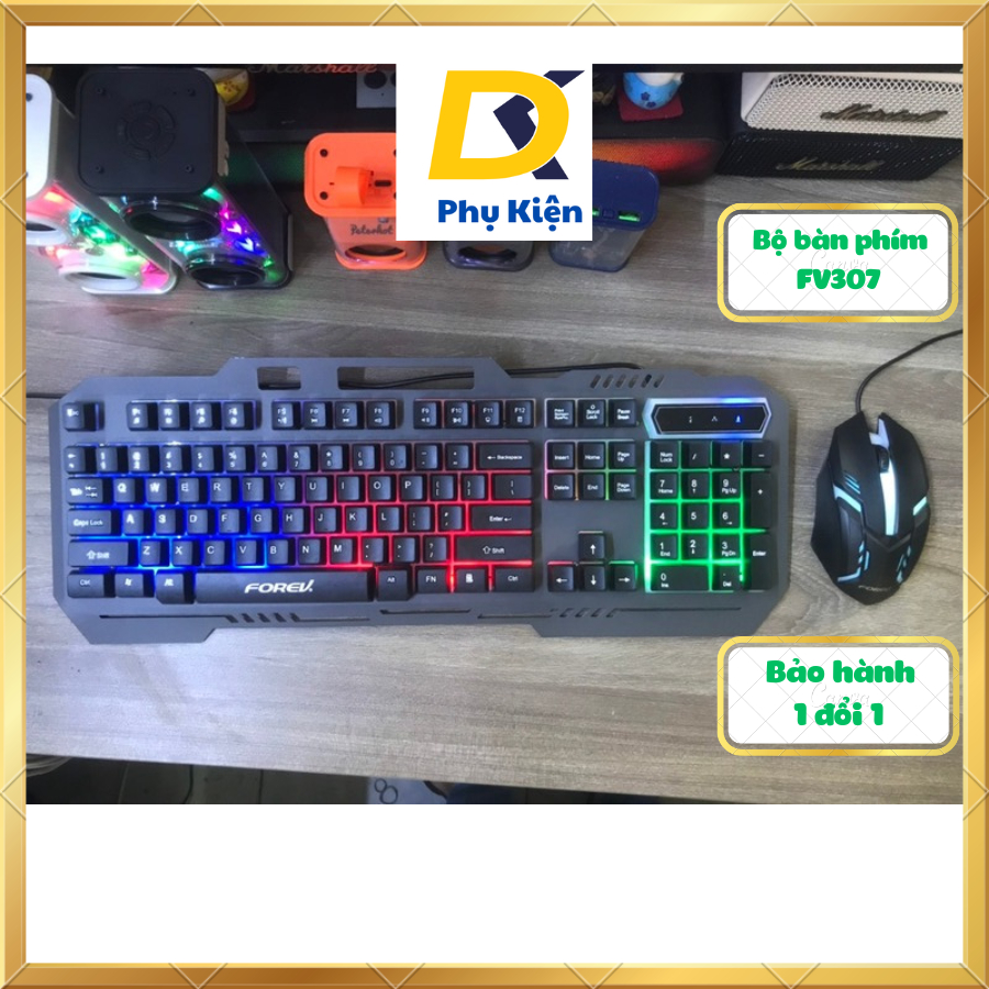 Bộ bàn phím chuột gaming Q307, combo phím chuột có dây chơi gaming ...