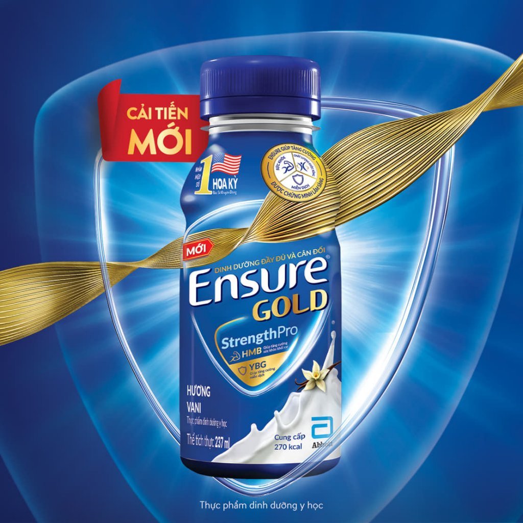 [Date 10/2025] Thùng 24 chai sữa ENSURE GOLD 237ml mẫu mới | Shopee ...