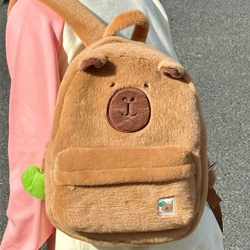 Balô hình Capybara fom to bằng nhung lông siêu kute | Shopee Việt Nam