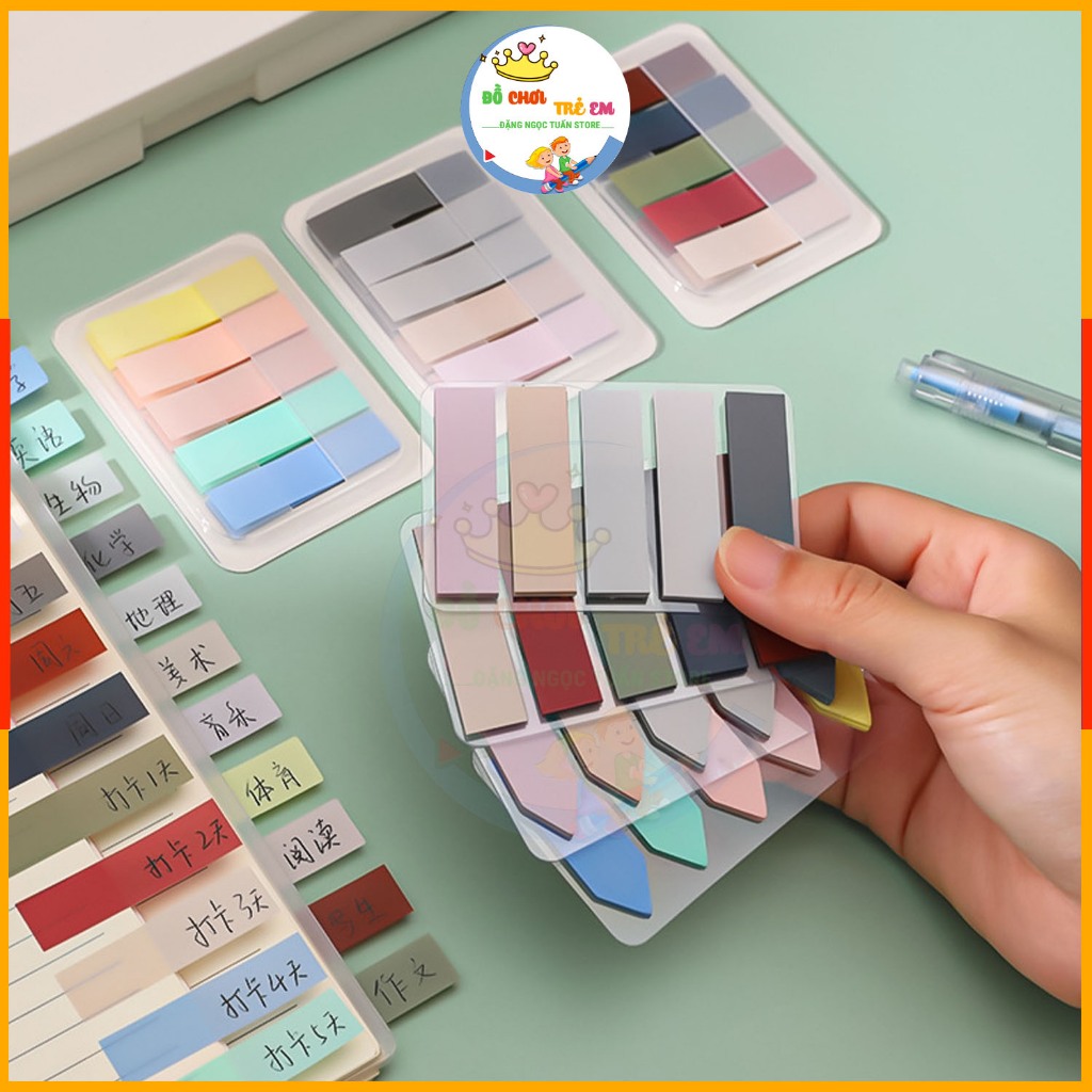 Giấy Note 5 màu nhựa mũi tên 100 sheets - Giấy note ghi chú nhiều màu ...