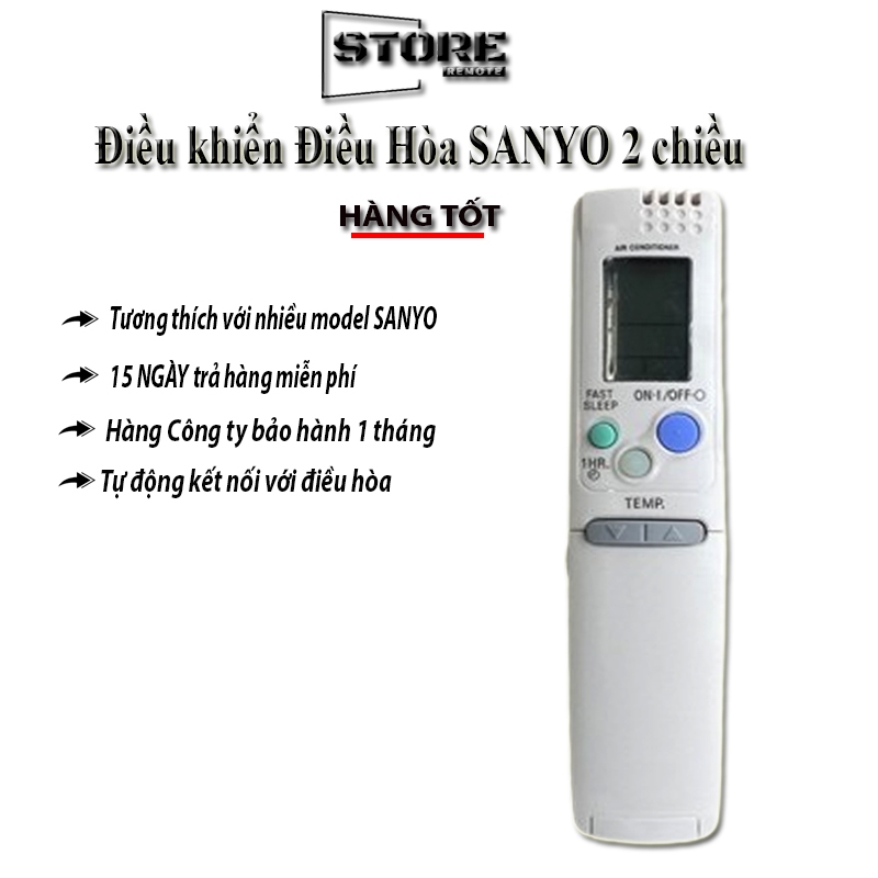Điều Khiển Điều Hòa Máy Lạnh SANYO 2 chiều RCS-ZP1 RCS-3PSS4C Chất lượng tốt Độ bền cao | Shopee ...