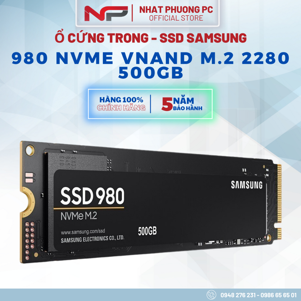Ổ Cứng Ssd Samsung 980 Pcie Nvme Vnand M2 2280 500gb Mz V8v500bw Shopee Việt Nam 