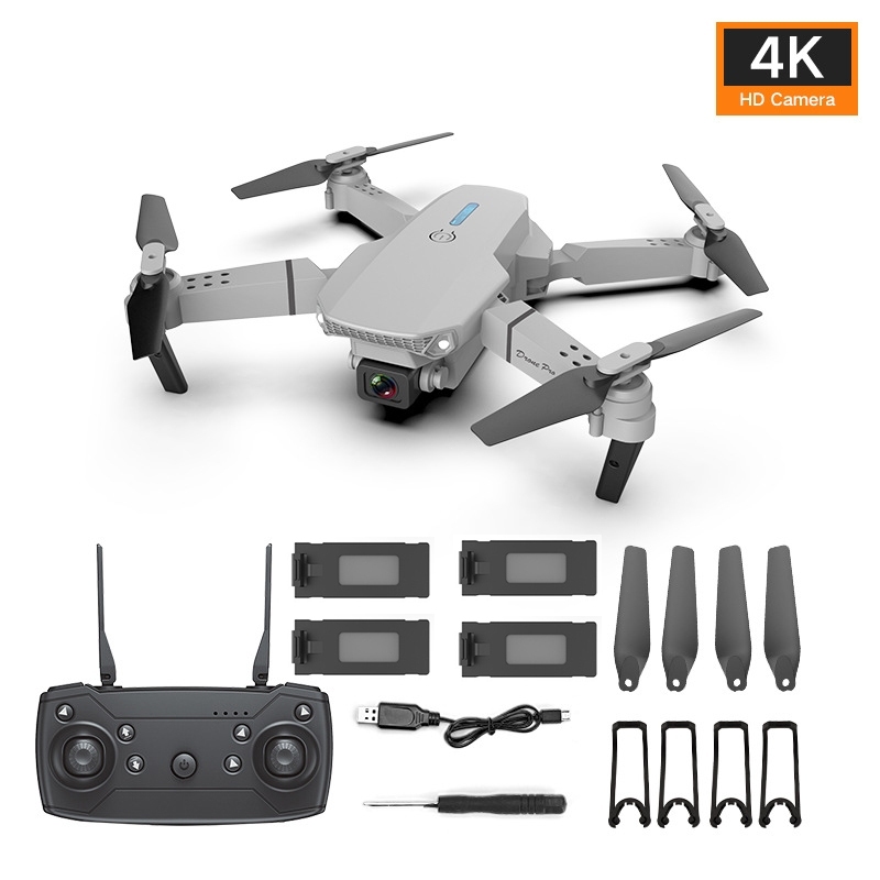Máy Bay Flycam E88 Max，Drone camera trang bị camera kép 4k,Lai Cam Điều ...