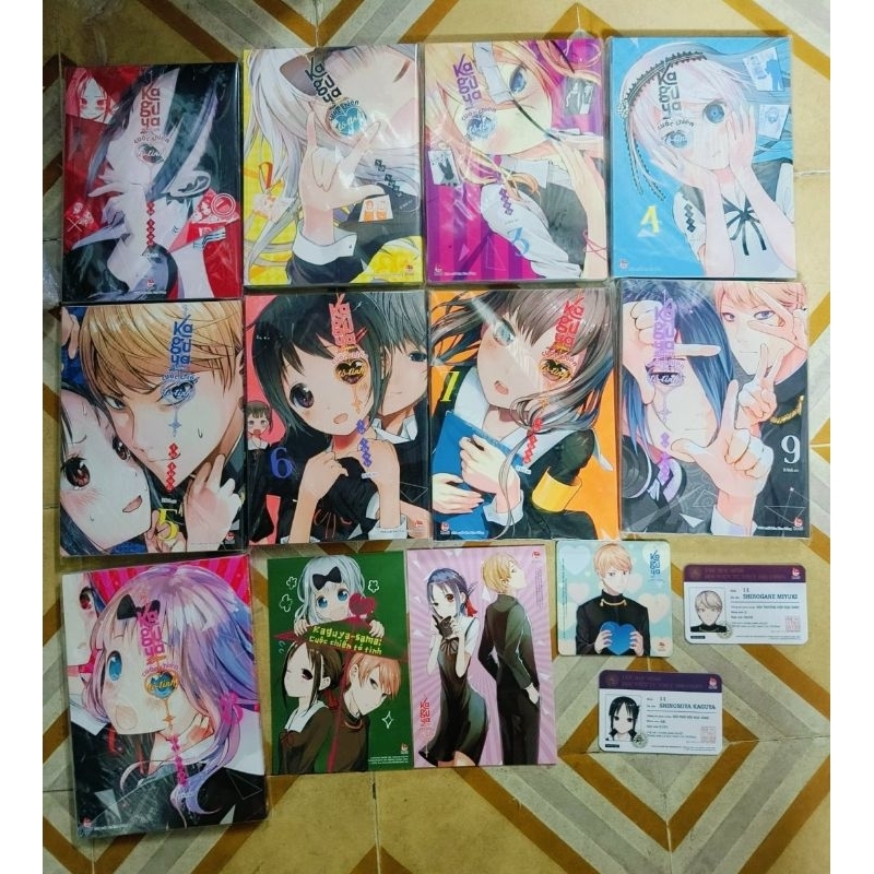 Combo Kaguya-sama, Cuộc Chiến Tỏ Tình Từ Vol 1 Đến Vol 9 | Shopee Việt Nam