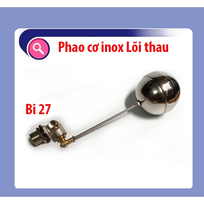 Phao Bồn Nước Inox 304, Phao Bóng Cát Inox Phi 21 27 | Shopee Việt Nam