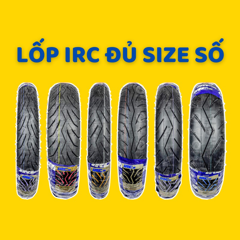 Vỏ lốp xe số IRC INOUE không ruột đủ mã TL NR82 NF67 NF66 NR83 70 80 90 ...