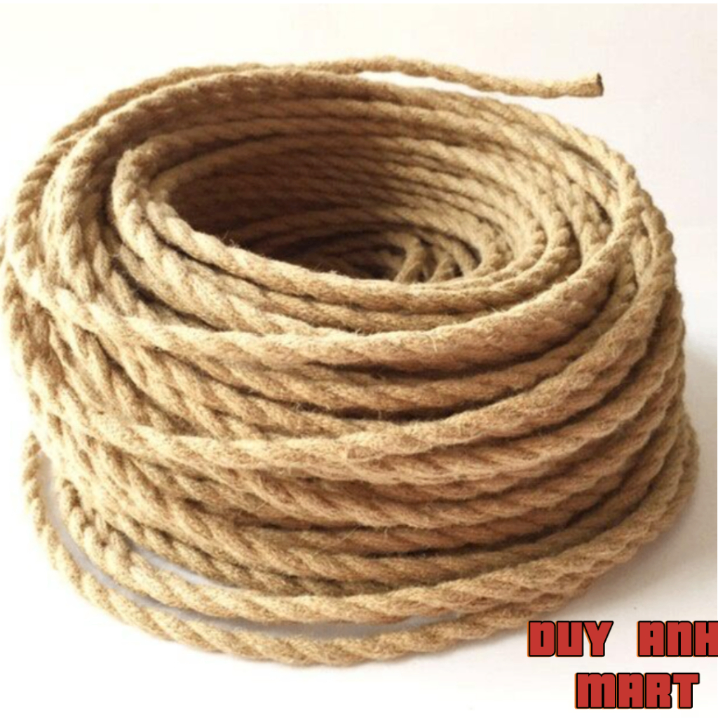 Dây thừng 4mm, dài 10m, trang trí, sợi dây thừng rope handmade, decor ...