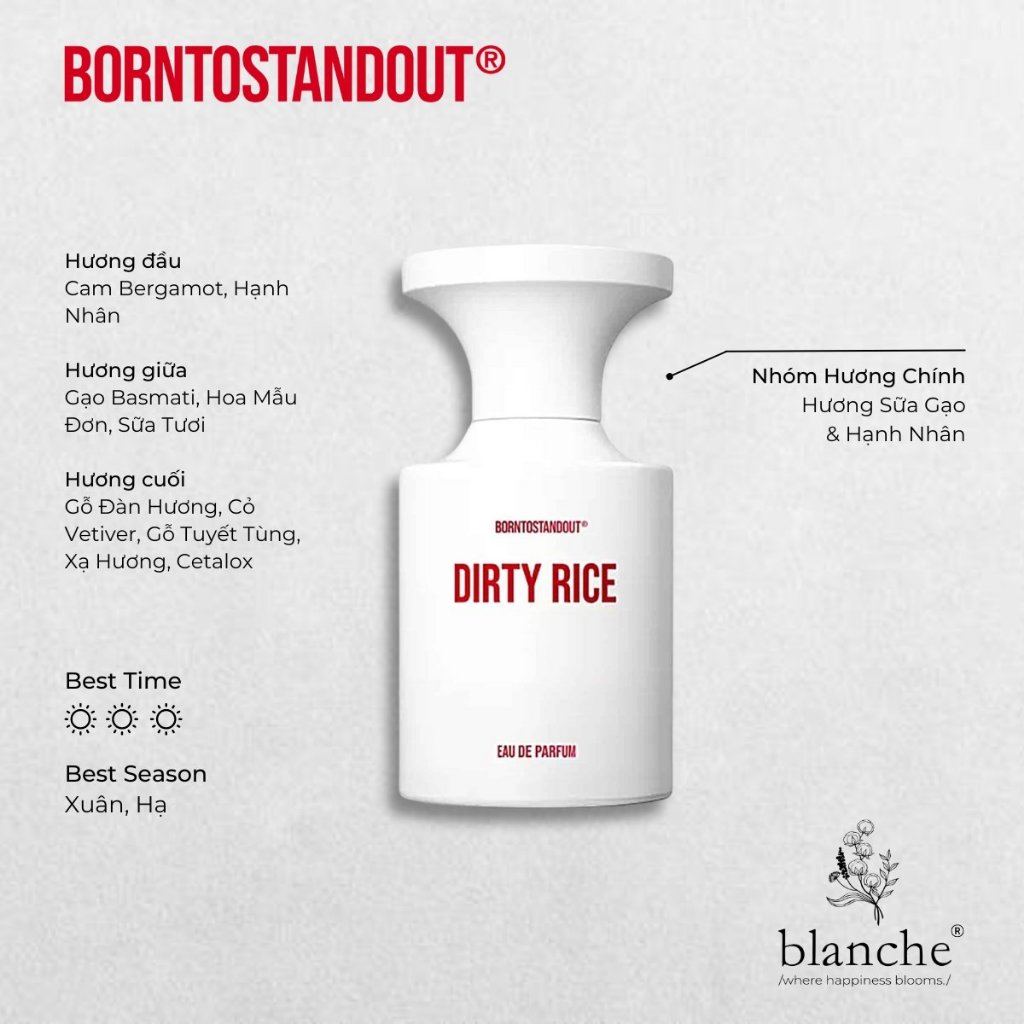 Nước Hoa Borntostandout Perfume Dirty Rice Unisex 50ml - Nước Hoa BTSO ...