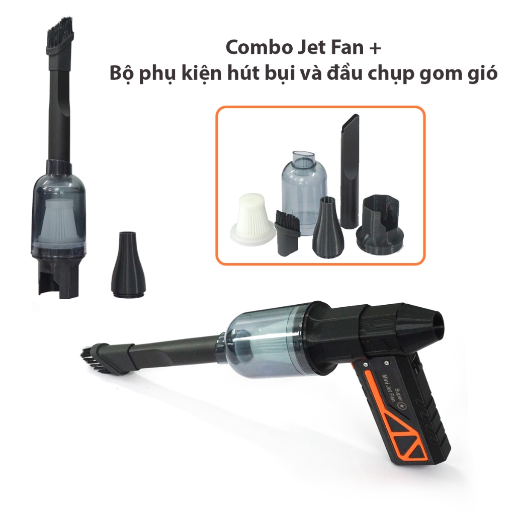 Quạt Phản Lực Mini Meka JetFan Super - Máy thổi cầm tay mini công suất ...