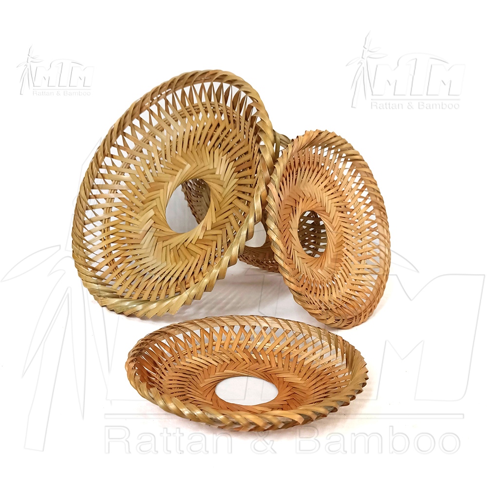 Rế tre / Đĩa tre lót nồi, niêu - đan bằng vỏ tre cứng cáp, chắc chắn ...