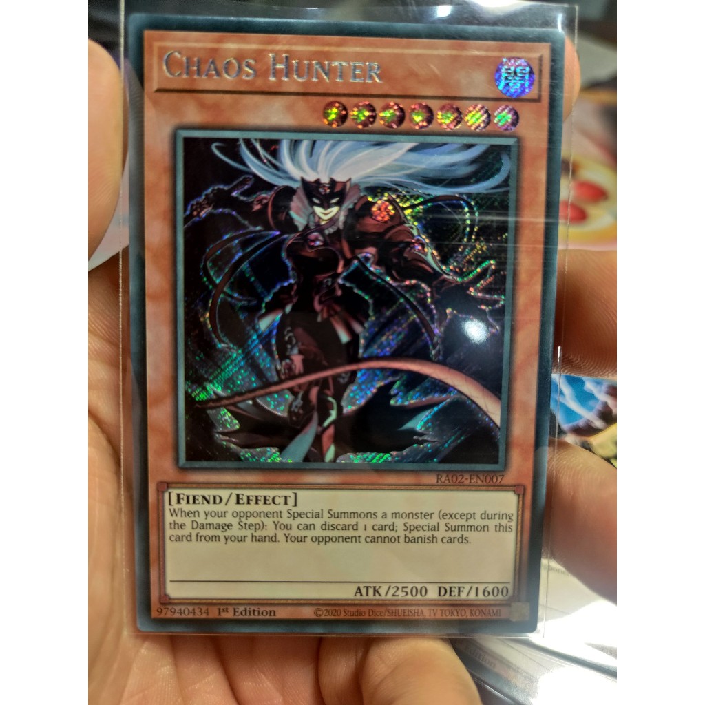 [KW2 Yugioh] [EN-UK] Thẻ bài Chaos Hunter - RA02-EN007 | Shopee Việt Nam