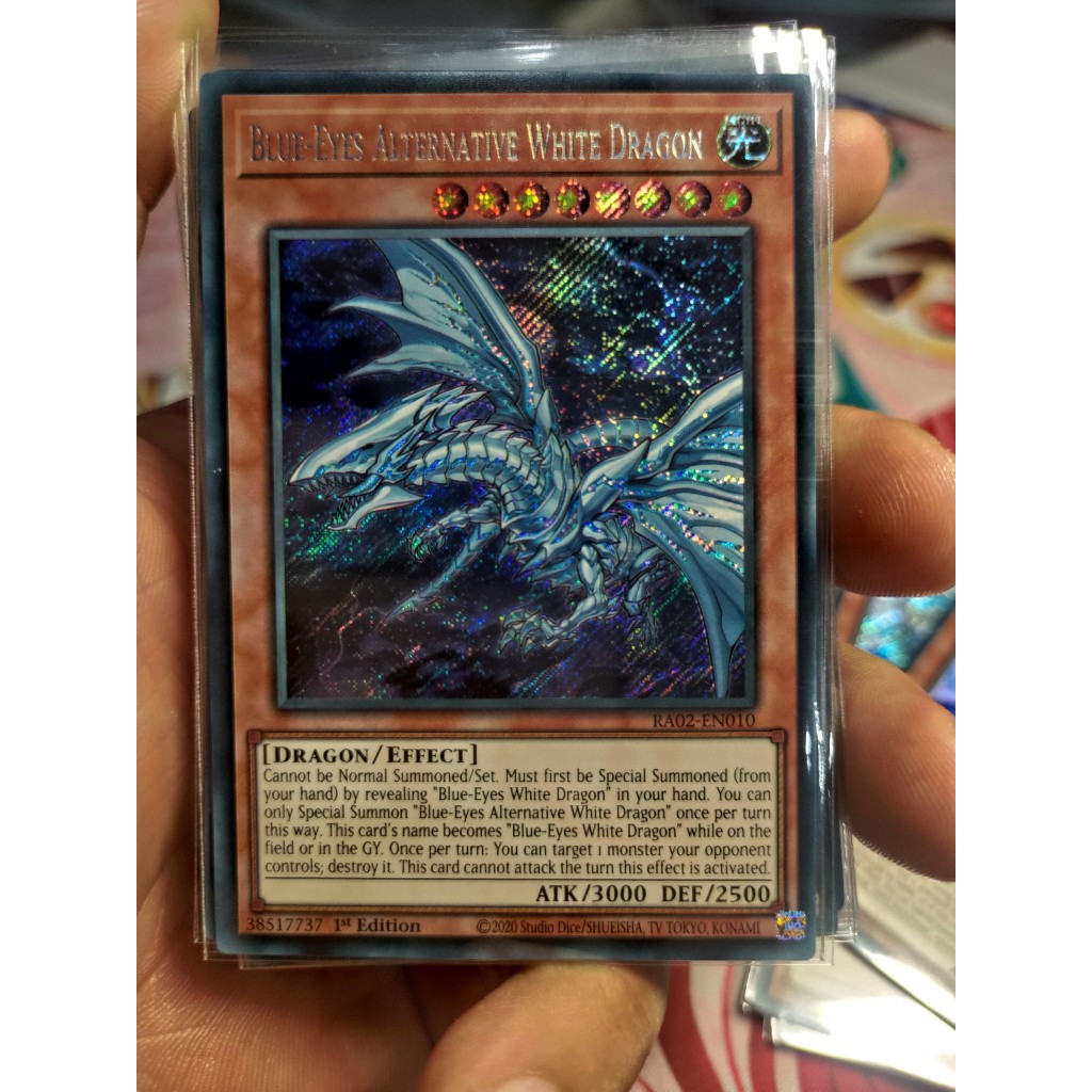 [KW2 Yugioh] [EN-UK] Thẻ bài Blue-Eyes Alternative White Dragon - RA02-EN010 | Shopee Việt Nam