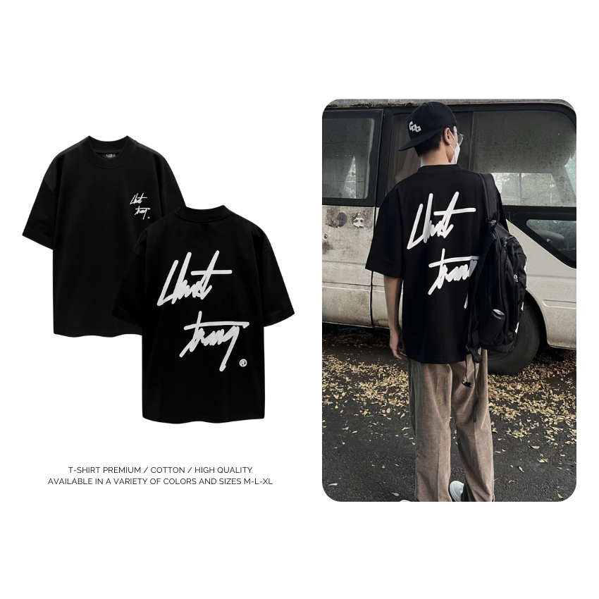 Áo Thun Local Brand Unisex SILENCE T-SHIRT "BIG SS đen CHUOTTRANG", Áo ...