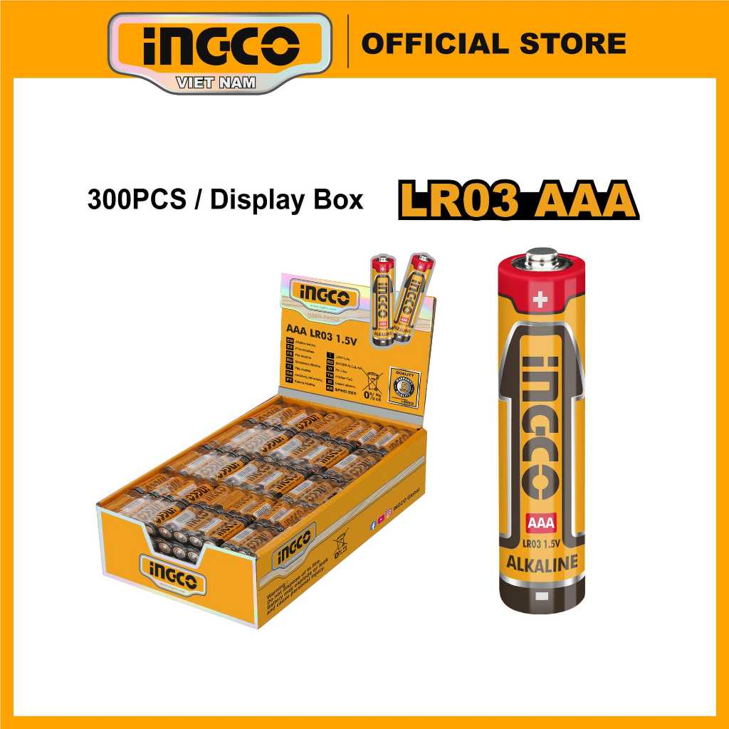 Pin tiểu cao cấp INGCO 3AAA/2AA 1.5V (viên lẻ/1pin) | Shopee Việt Nam