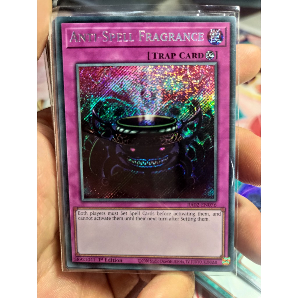 [KW2 Yugioh] [EN-UK] Thẻ bài Anti-Spell Fragrance - RA02-EN076 | Shopee Việt Nam