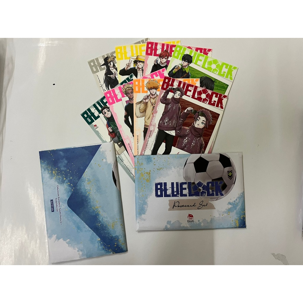 Set 8 Postcard Bluelock 15 + Card Isagi - NXB Kim Đồng - Blue Lock ...