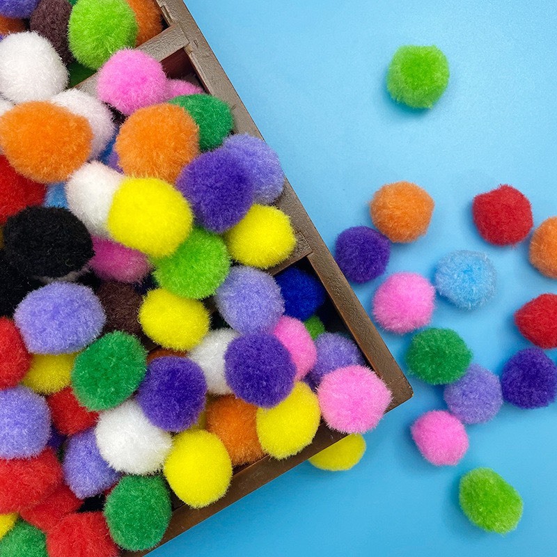 Quả bông Poom Poom dùng trong handmade (Túi 10 cái) | Shopee Việt Nam