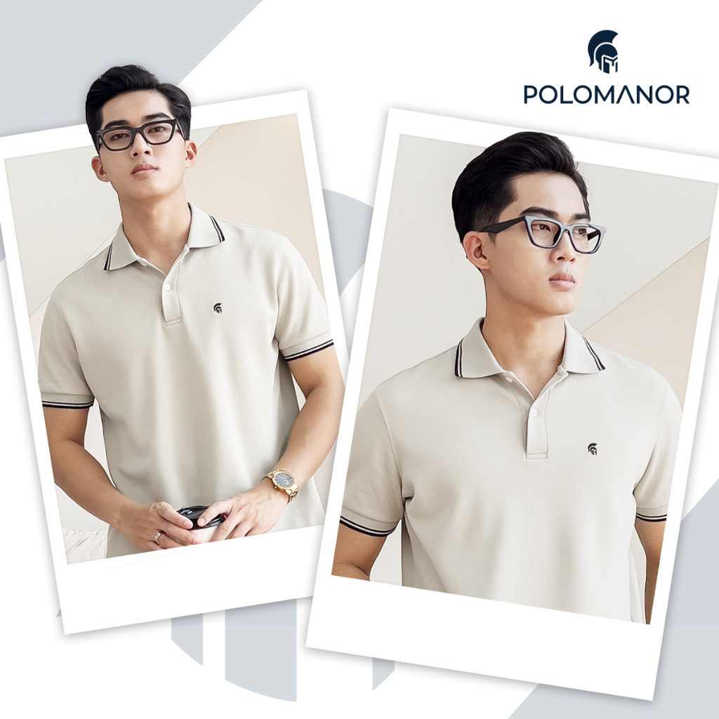 [Salim & PT Jolie x POLOMANOR] Áo polo nam BASIC CLASSIC vải cá sấu cotton piqué interlock tinh ...