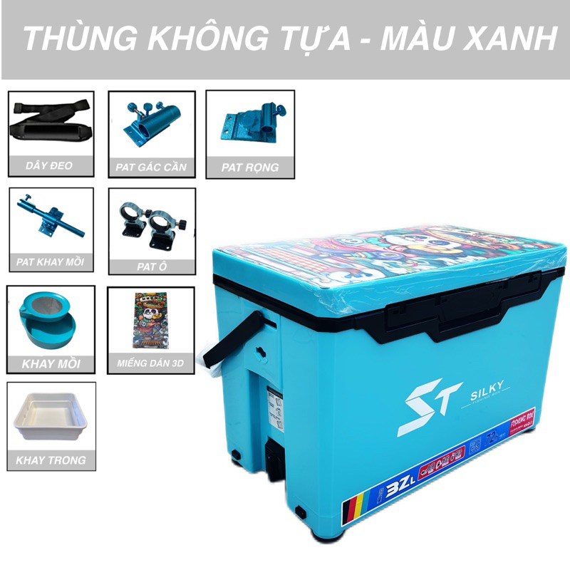 [MIỄN SHIP] Thùng Câu Đài 32 Lít Hàng Loại 1 Siêu Đẹp- Full Pass Phụ ...