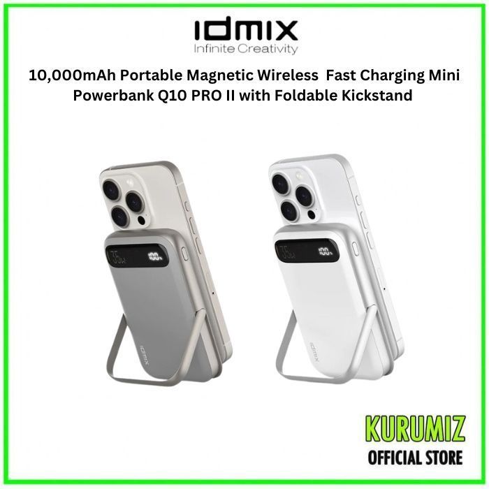 Pin sạc dự phòng không dây từ tính hít nam châm IDMIX Q10 Pro II 10 ...
