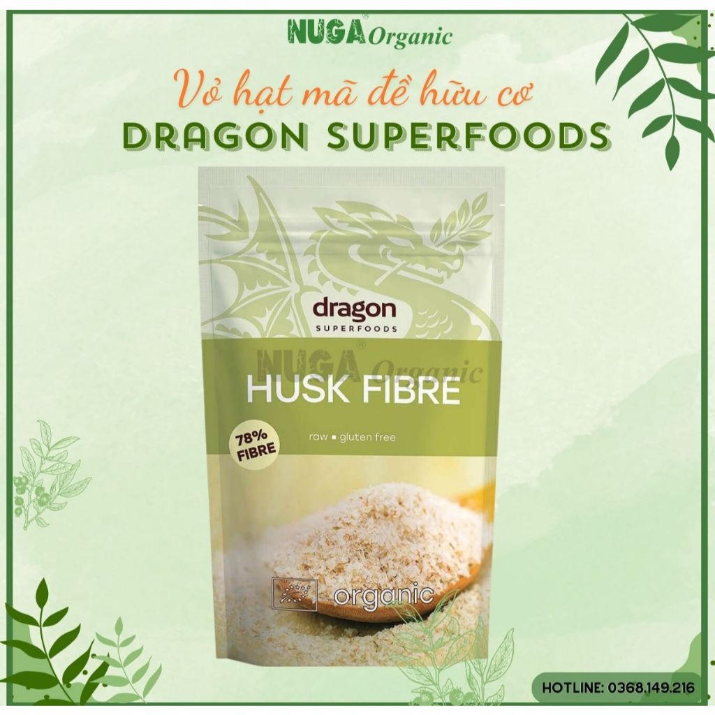 Vỏ mã đề hữu cơ (Psyllium Husk) - Dragon Superfoods - 150g | Shopee ...