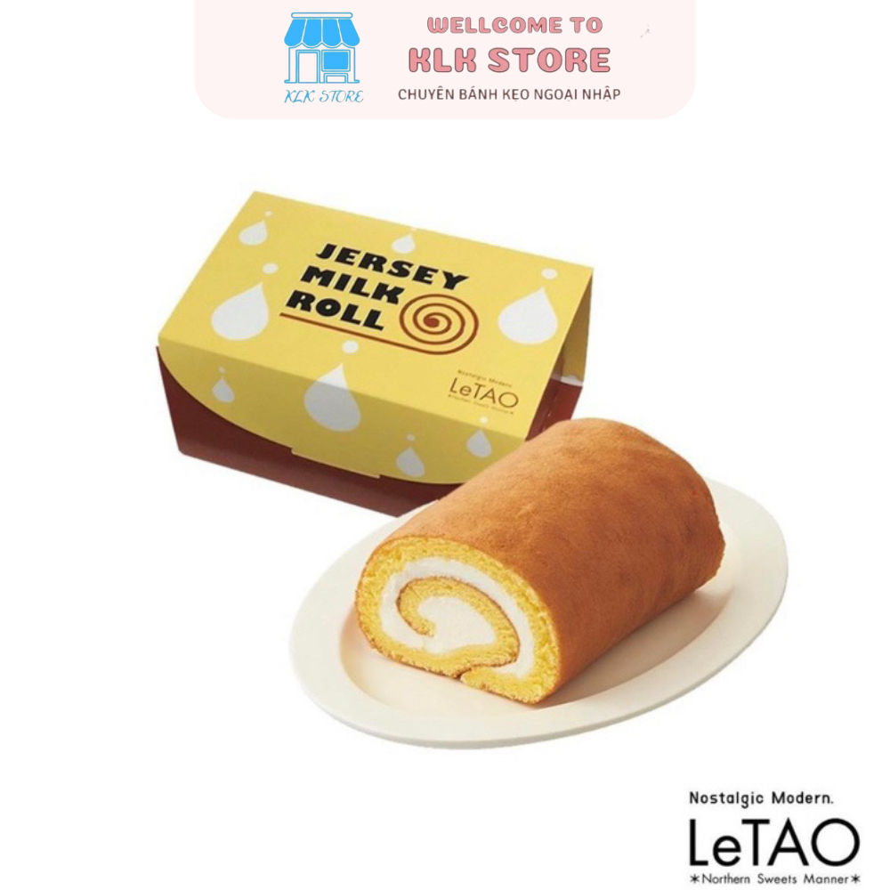 Bánh Cuộn Tươi Letao Jersey Nhật Bản - Hộp 195gram | Shopee Việt Nam