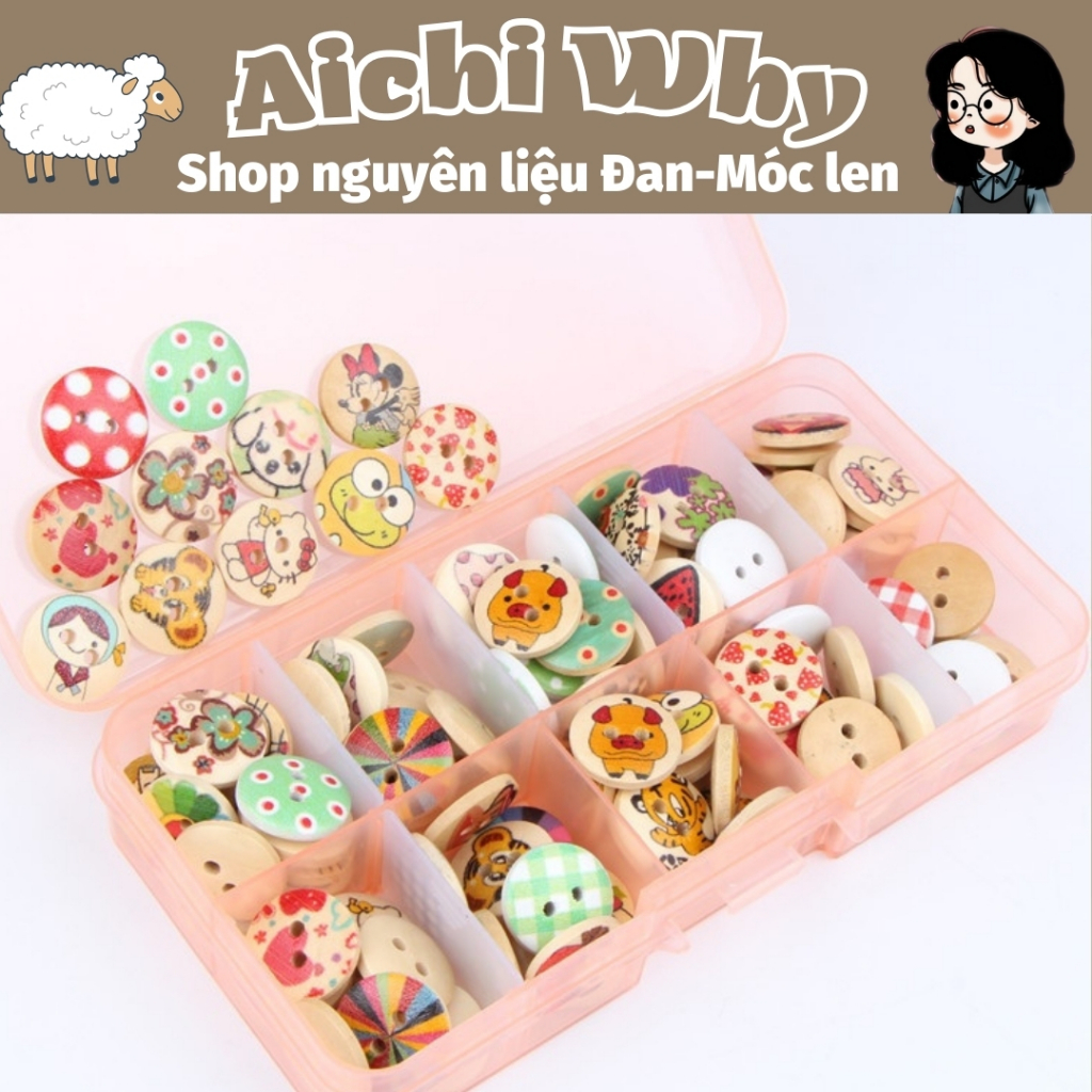 Hộp cúc sticker ngẫu nhiên | Shopee Việt Nam