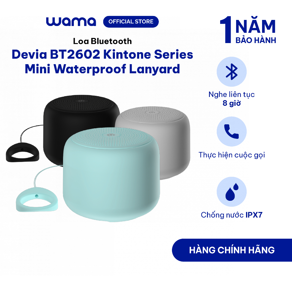 Loa Bluetooth DEVIA Kintone Series Mini Waterproof Lanyard - chống nước ...