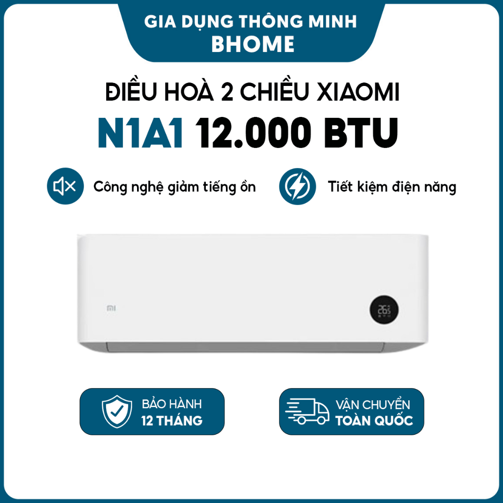 Điều hoà (máy lạnh) 2 chiều Xiaomi Mijia KFR-35GW/N1A1 – Tiết kiệm điện, tự làm sạch,12.000 BTU ...