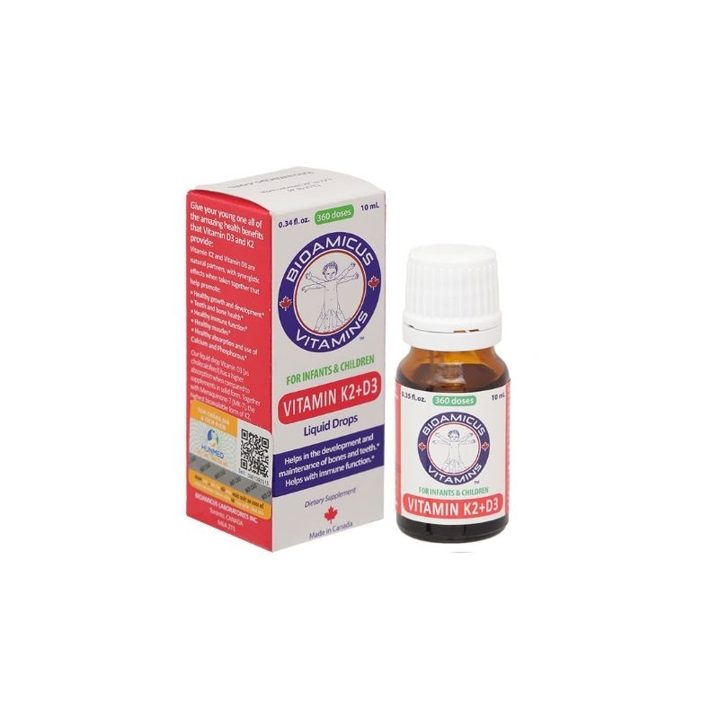 BIOAMICUS VITAMIN D3K2 10ML | Shopee Việt Nam
