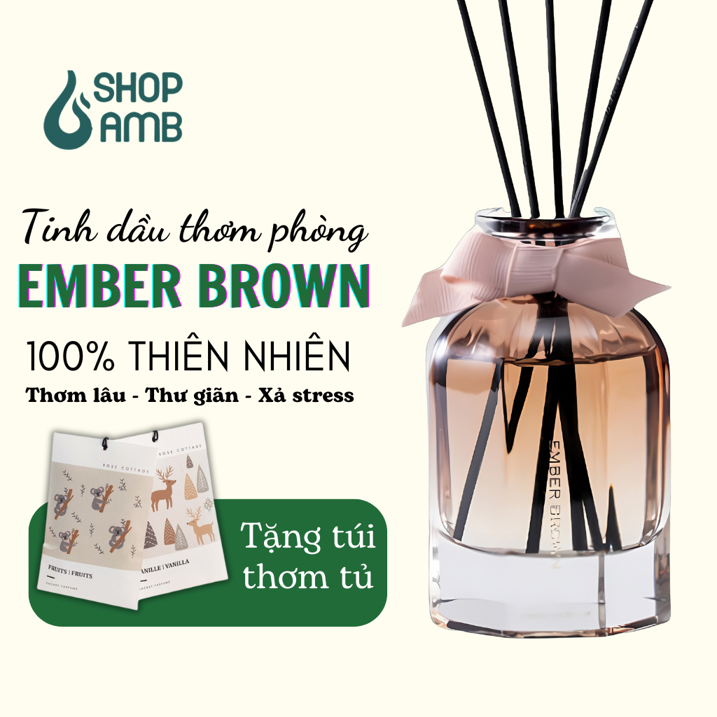 Tinh Dầu Nước Hoa Ember Brown Dung Tích 120ML, Tinh Dầu Thơm Phòng Cao ...
