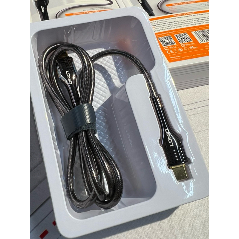LDNIO LC651C 1m 65W USB_C cáp hỗ trợ PD và QC nhanh chóng sạc điện thoại di động sạc cáp dữ liệu ...