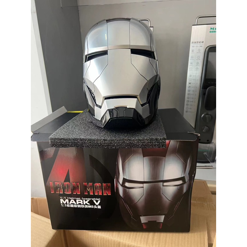 (Hàng có sẵn tại Sài Gòn )Nón Iron Man Mk5 Auto King cao cấp đóng mở ...