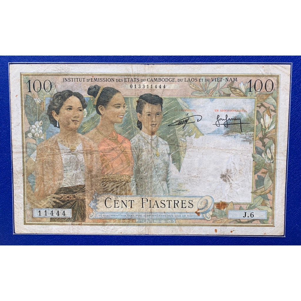 Sưu tầm tờ 100 đồng Ba cô gái - Campuchia- Đền Angcovat 1954 | Shopee ...