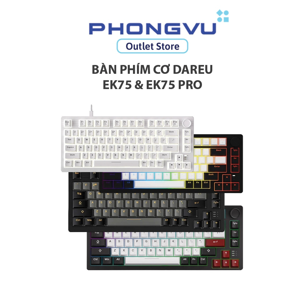 Bàn phím cơ DAREU EK75 & EK75 PRO (Bảo hành 24 tháng) | Shopee Việt Nam