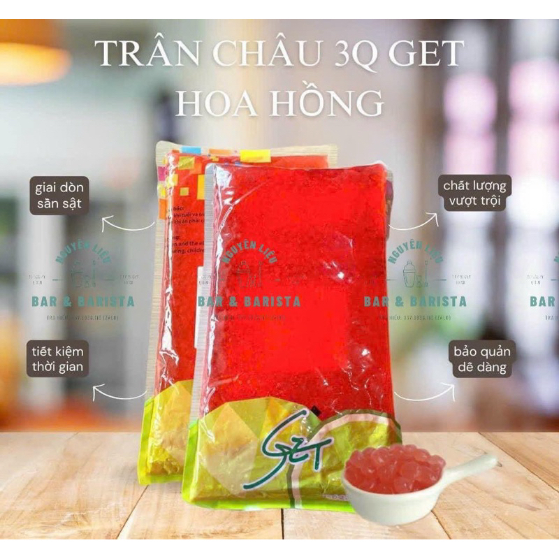 Trân Châu 3Q Hoa Hồng - Thương Hiệu Get - Túi 2KG | Shopee Việt Nam