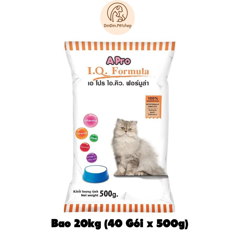 [BAO 20KG] Bao Thức Ăn Hạt Cho Mèo A Pro IQ Formula Cat Food - DinDin ...