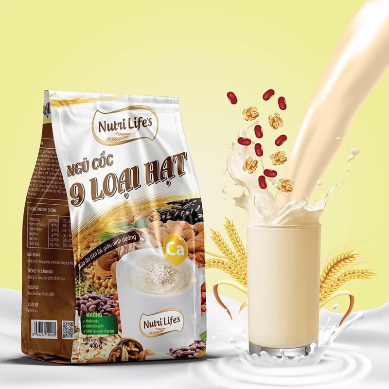 Bột Đậu Xanh Hạt Sen Life's Food Gói 300g-400g - Bột Ngũ Cốc 9 Loại Hạt ...
