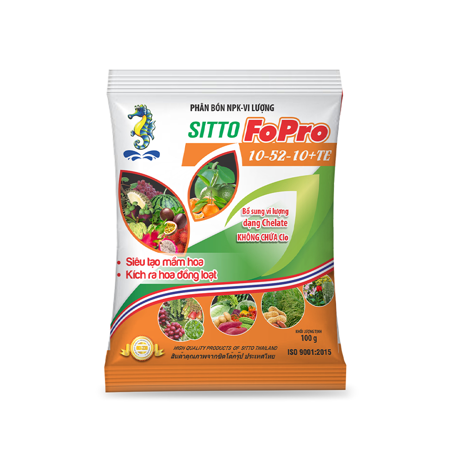 Phân bón lá SITTO FOPRO 10-52-10+TE (Gói 100g) | Shopee Việt Nam