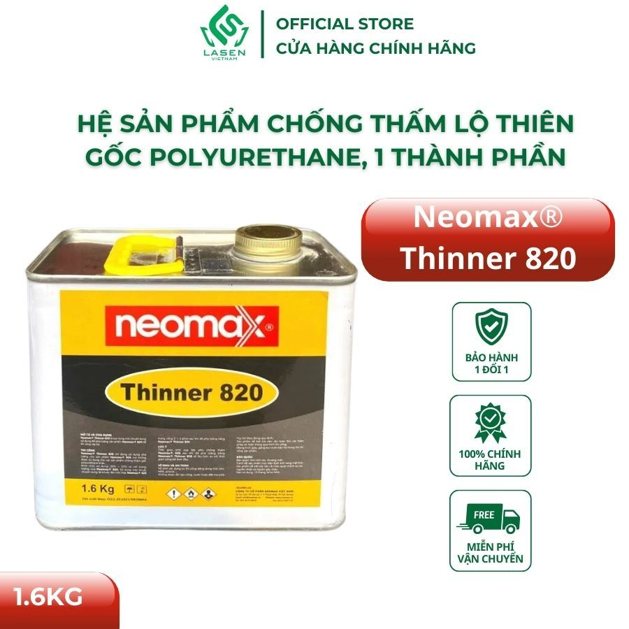 Neomax® Thinner 820 thùng 1.6kg Dung môi pha loãng cho Neomax 820 ...