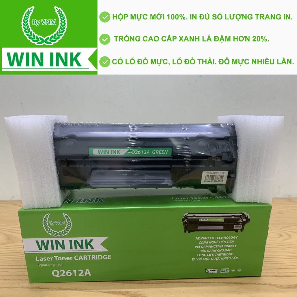 Hộp mực máy in Canon 2900(Q2612A/FX9/303) hiệu Win Ink cao cấp-mới 100% ...