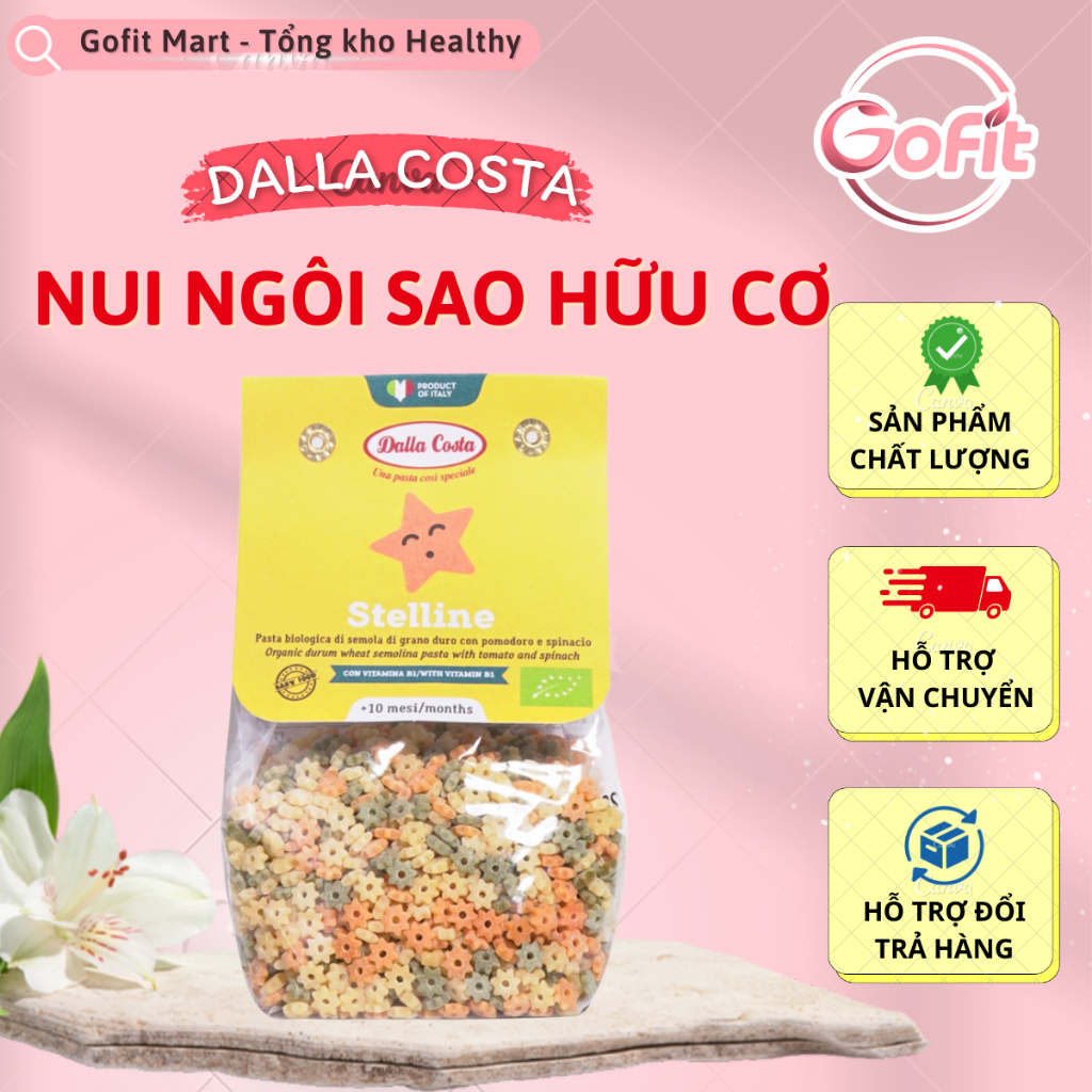 Nui Sao Rau Củ Hữu Cơ Cho Bé Dalla Costa, Nhiều Hình Dạng 200g và 250g ...