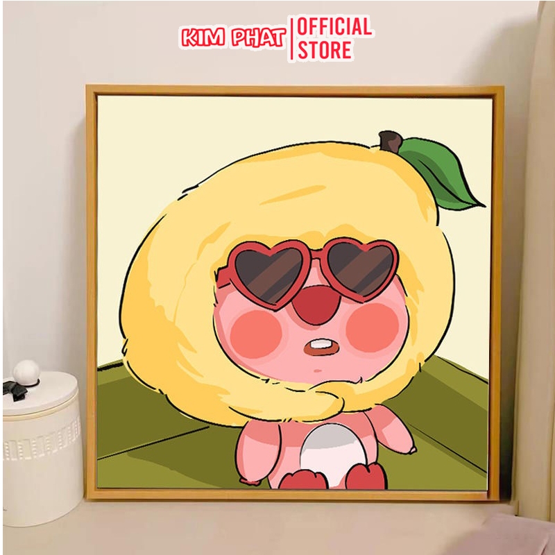Tranh Số Hoá 20x20cm - Tô Màu Theo Số - LOOPY, CAPYBARA Siêu Xinh - Bao ...