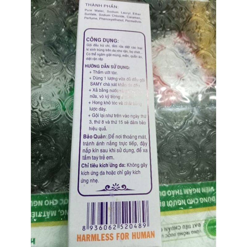 DẦU gội chí SAMY (85ML) | Shopee Việt Nam