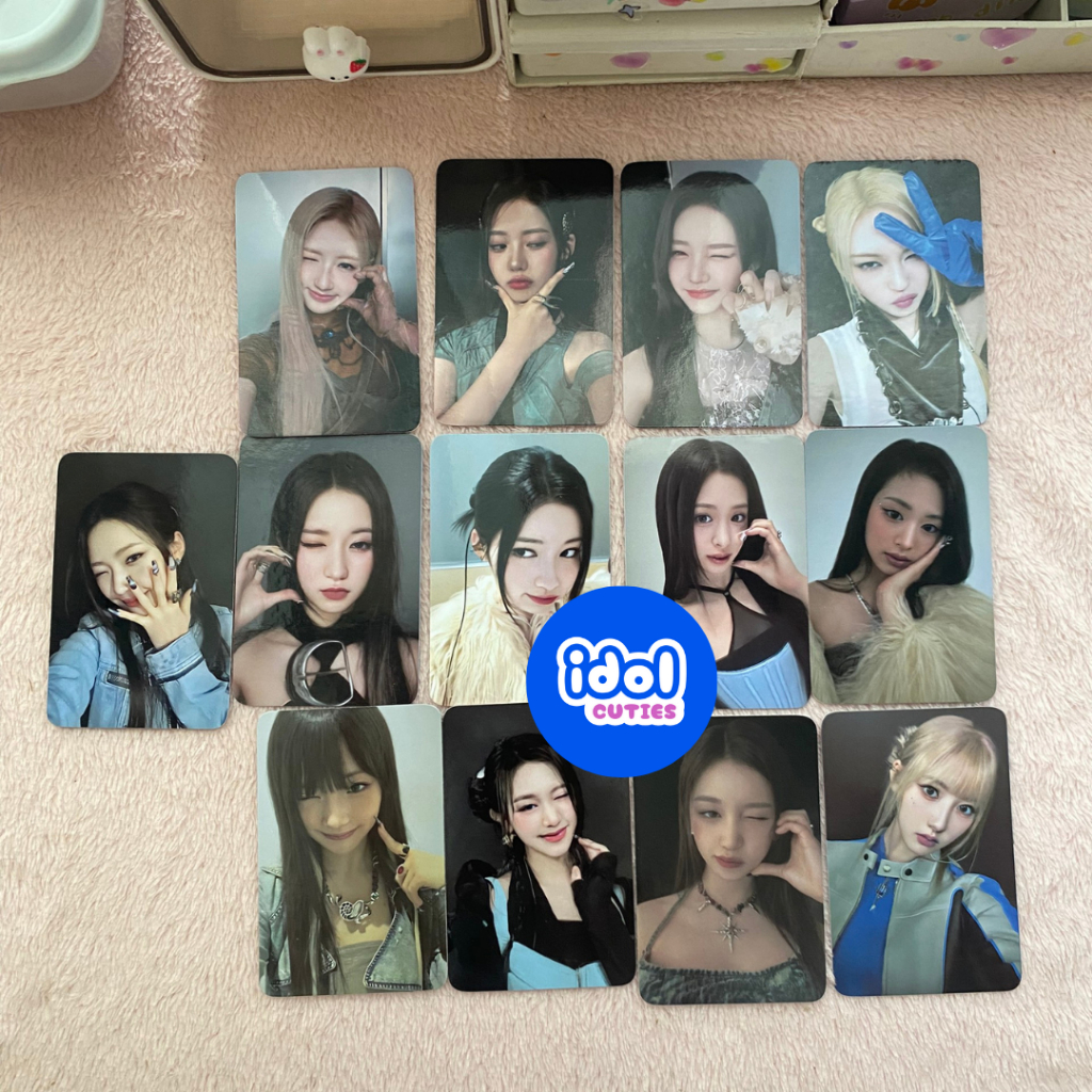 Idol Cuties - Baby Monster (Găng tay xanh) loại 1 Card bo góc unoff lomo des - in card theo yêu ...