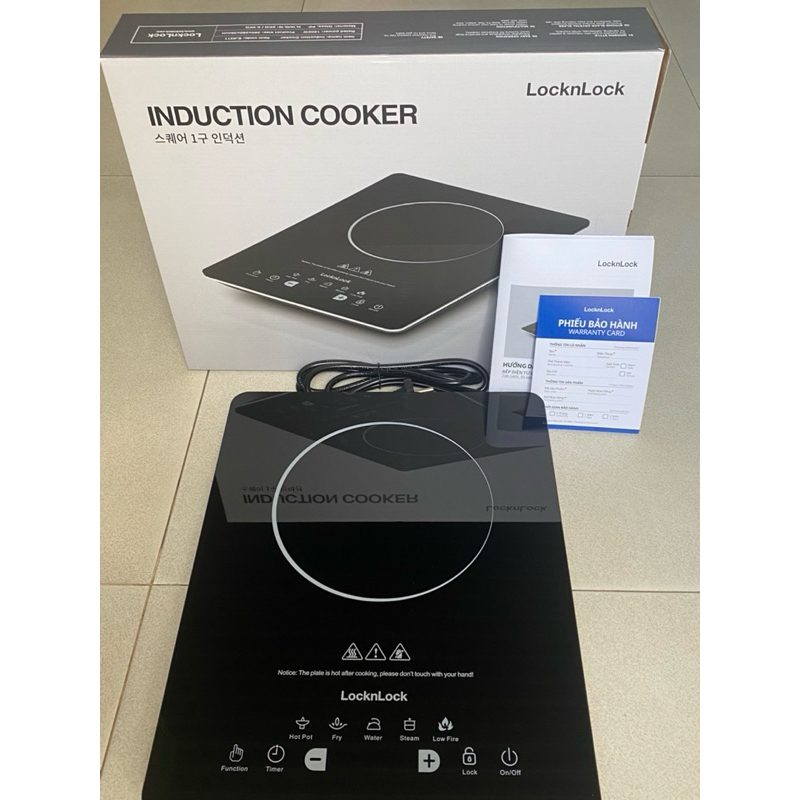 Bếp điện từ LOCK&LOCK Induction Cooker, 220-240V, 50/60Hz, 1500W ...