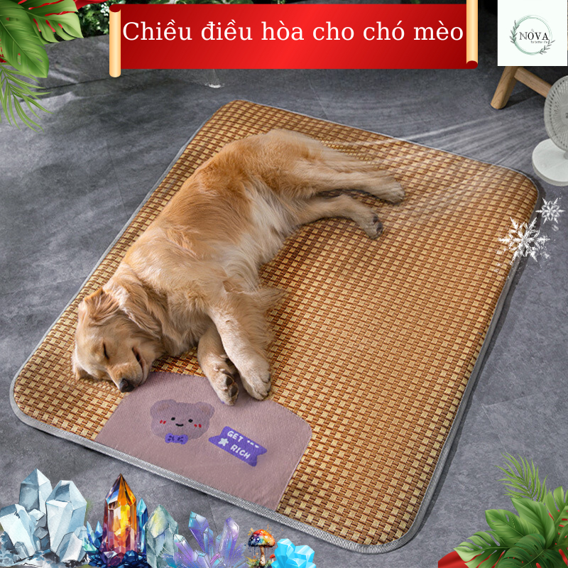 Chiếu điều hòa cho chó mèo mát mẻ có lớp đệm lót êm ái. | Shopee Việt Nam