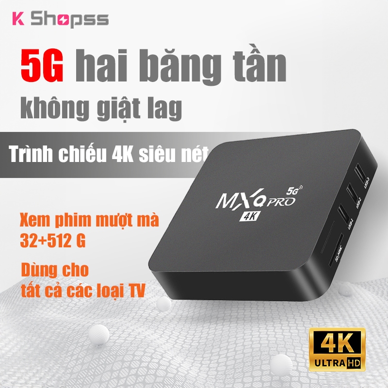 Android TV box 4K HD tín hiệu 5Gwifi xem TV miễn phí hỗ trợ tất cả các ...
